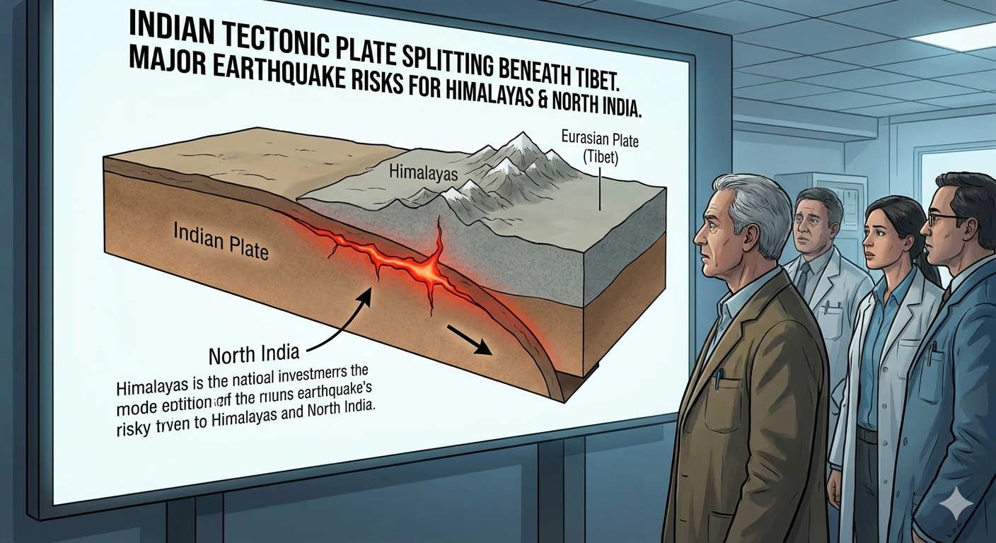 Major Earthquake Threat After Indian Tectonic Plate Split Found ...